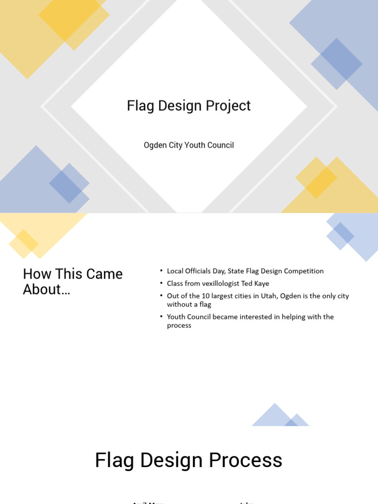 Flag Design Project Presentation To City Council | PDF