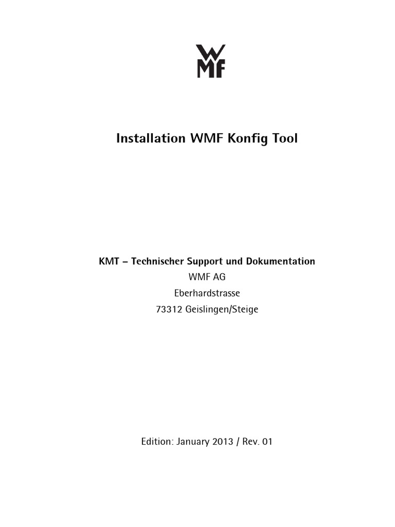 Installation Konfig Tool Englisch | PDF