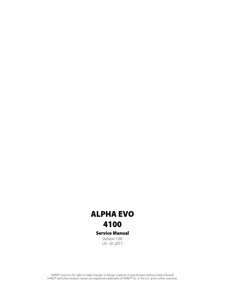 Alpha Service Manual | PDF