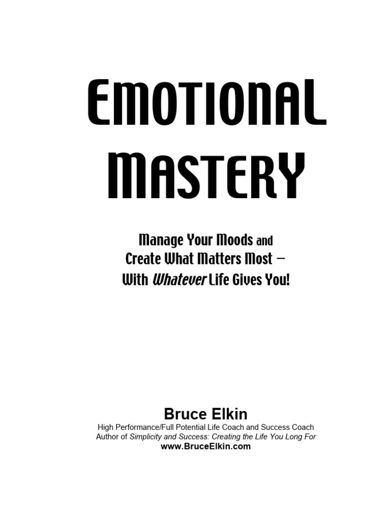 Emotional Mastery | PDF