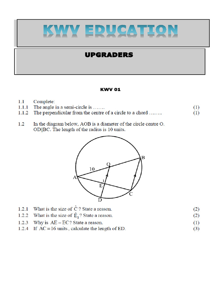 WTS Euclidean Geometry Basics | PDF