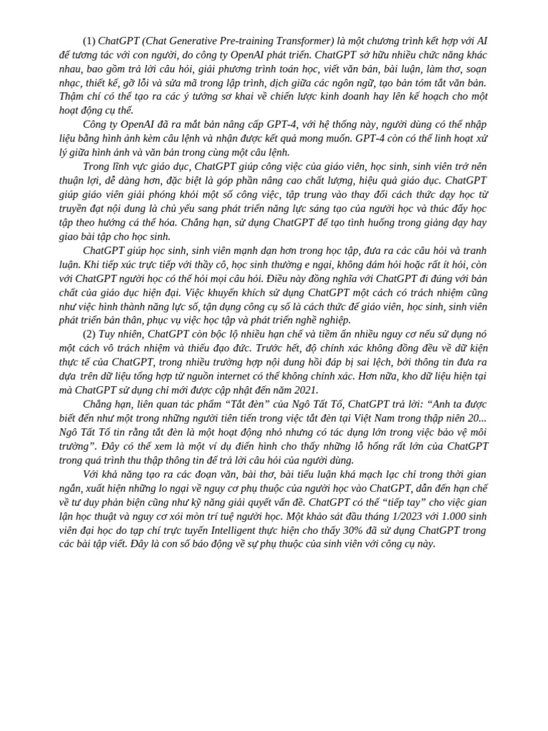 Chat GPT | PDF