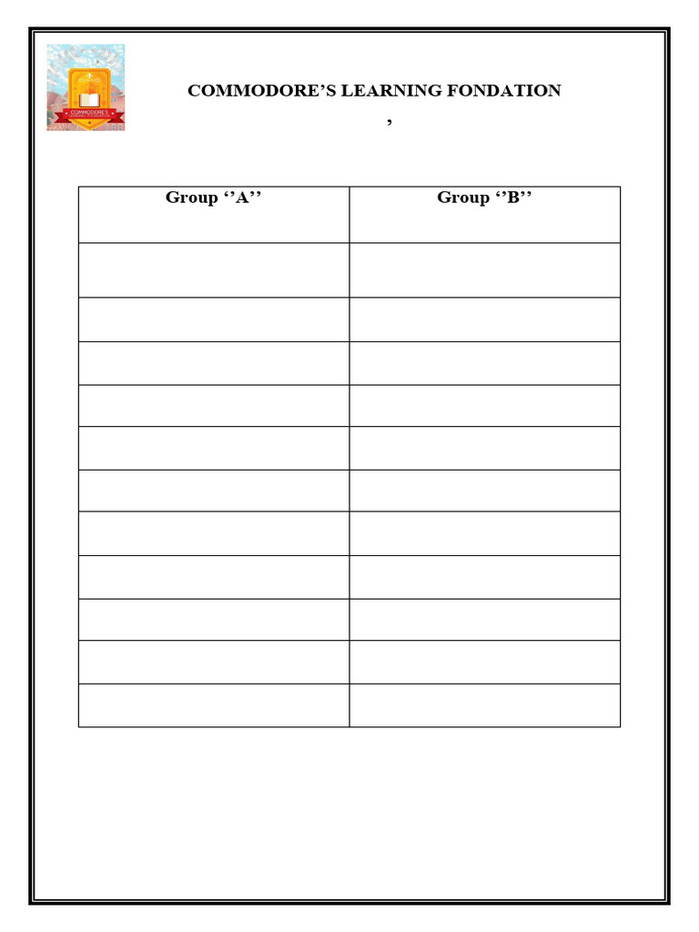 COMMODORE Student List Adv1 | PDF