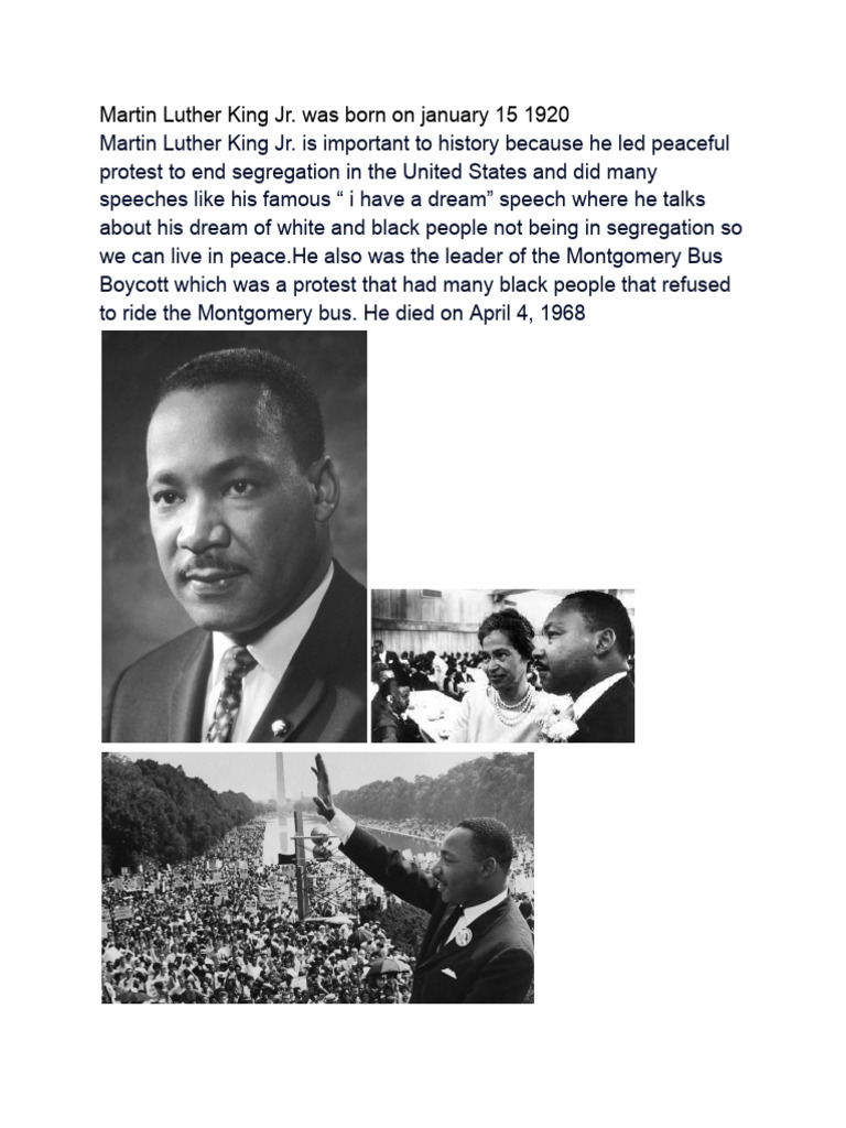 Martin Luther King Jr-the story, | PDF