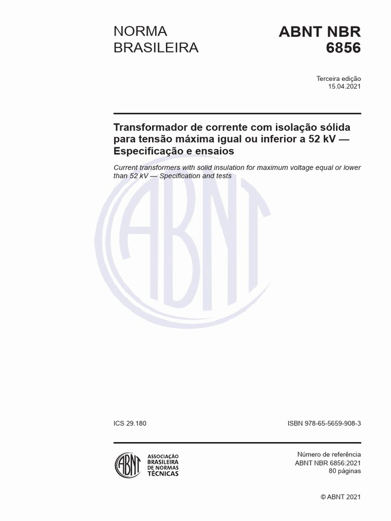 NBR 6856 | PDF