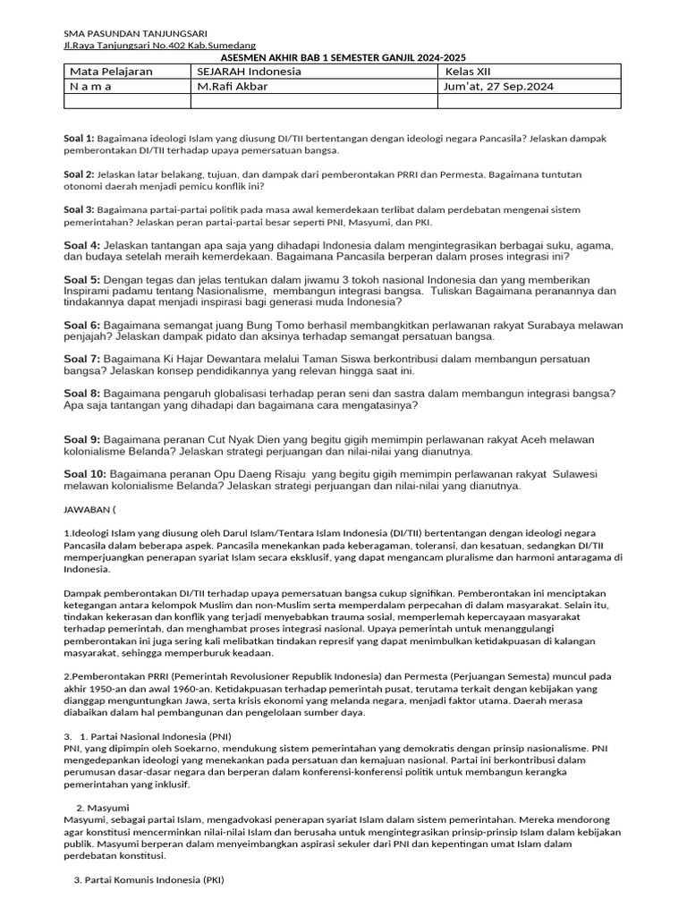 SOAL NASKAH UTS Kelas XII-pas-24 | PDF