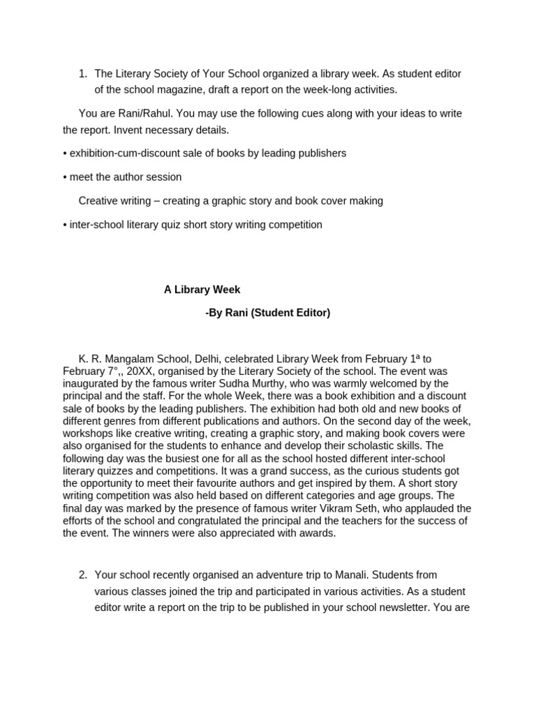 Report writing extended | PDF