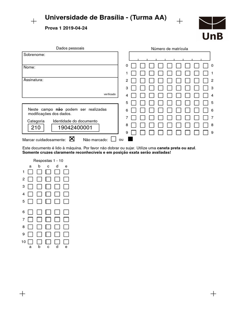 Estrutura Da Prova | PDF