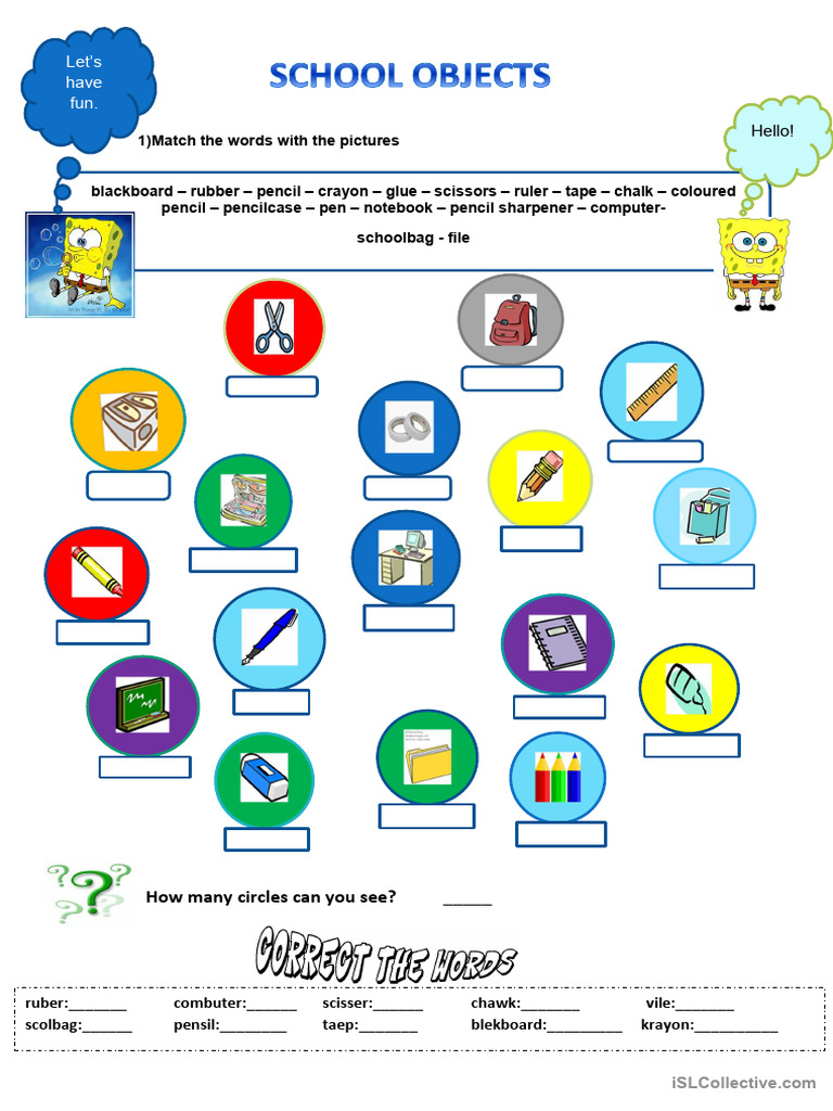 School Objects | PDF