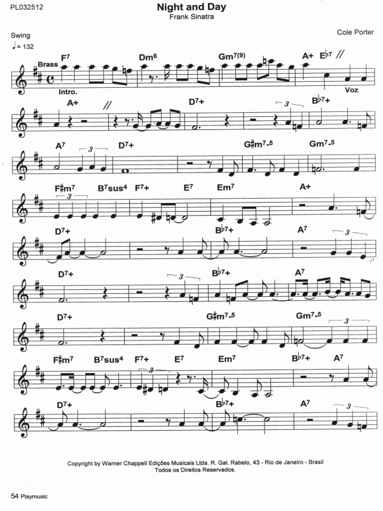 Night and Day - Frank Sinatra | PDF