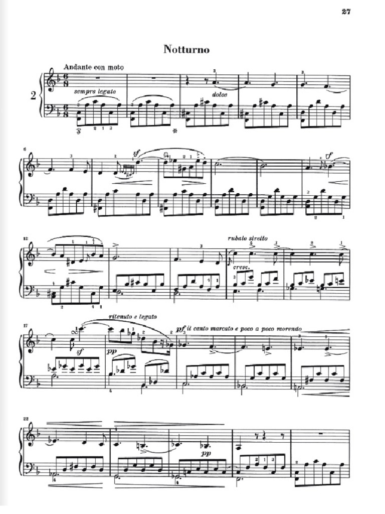 Clara Weick - Notturno | PDF