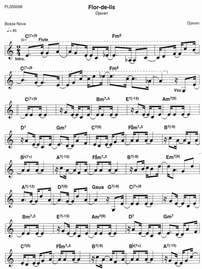 Flor de lis - Djavan | PDF