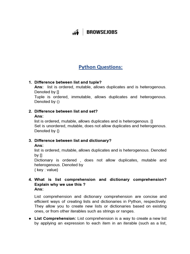 Data Engineering Interview Questions - 2 | PDF