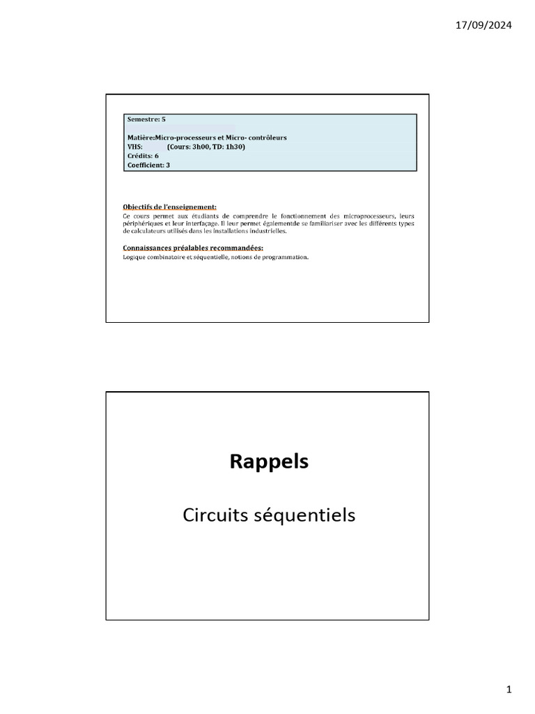 Chapitres 1 Et 2 | PDF Chapitres 1 Et 2 | PDF