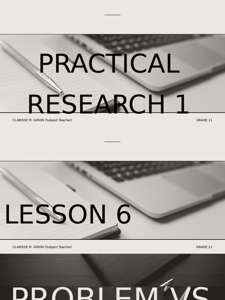 Pr1 Lesson 6 | PDF