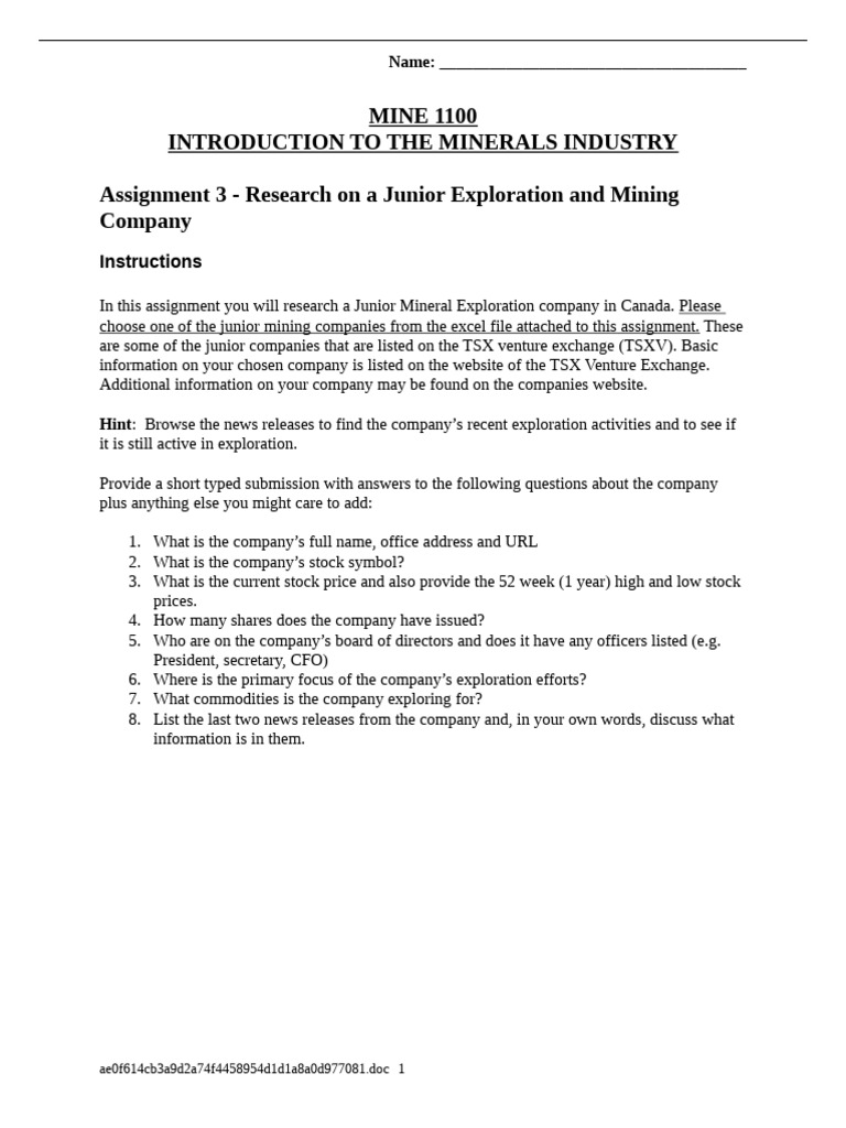 Module3 Assignment | PDF