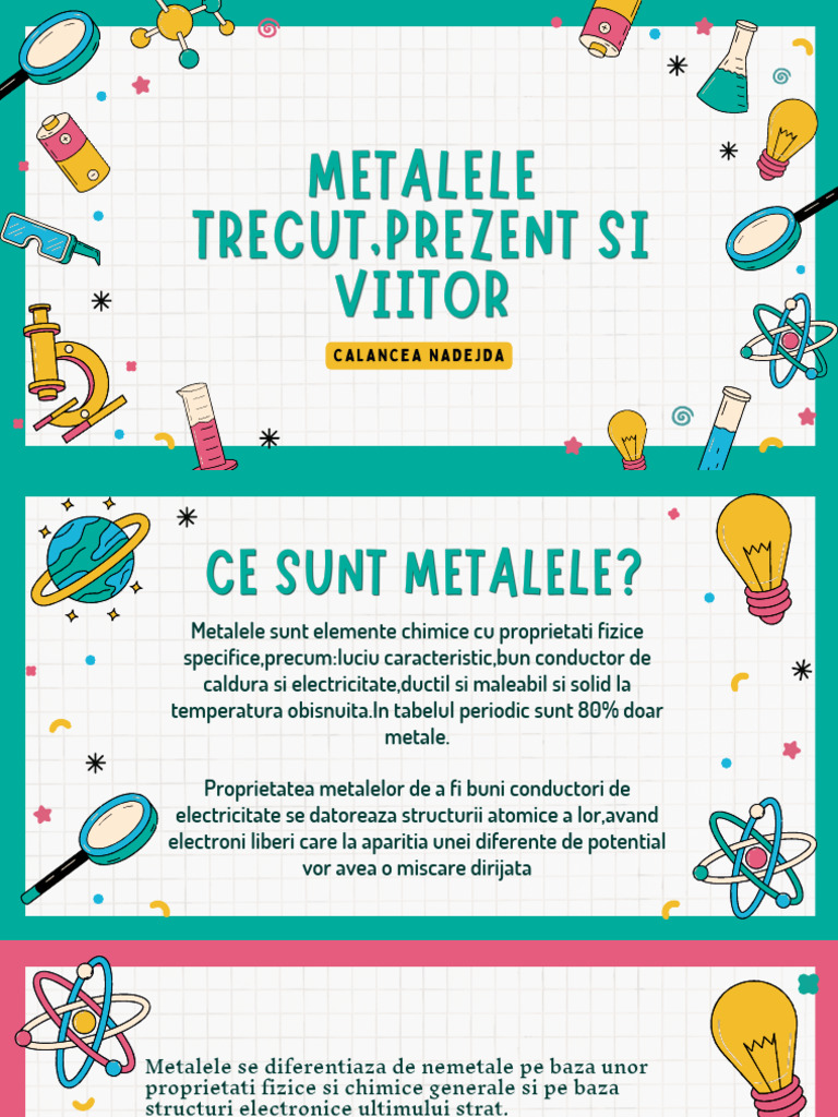 Metalele Trecut, Prezent Si Viitor 20240421 152823 0000 | PDF