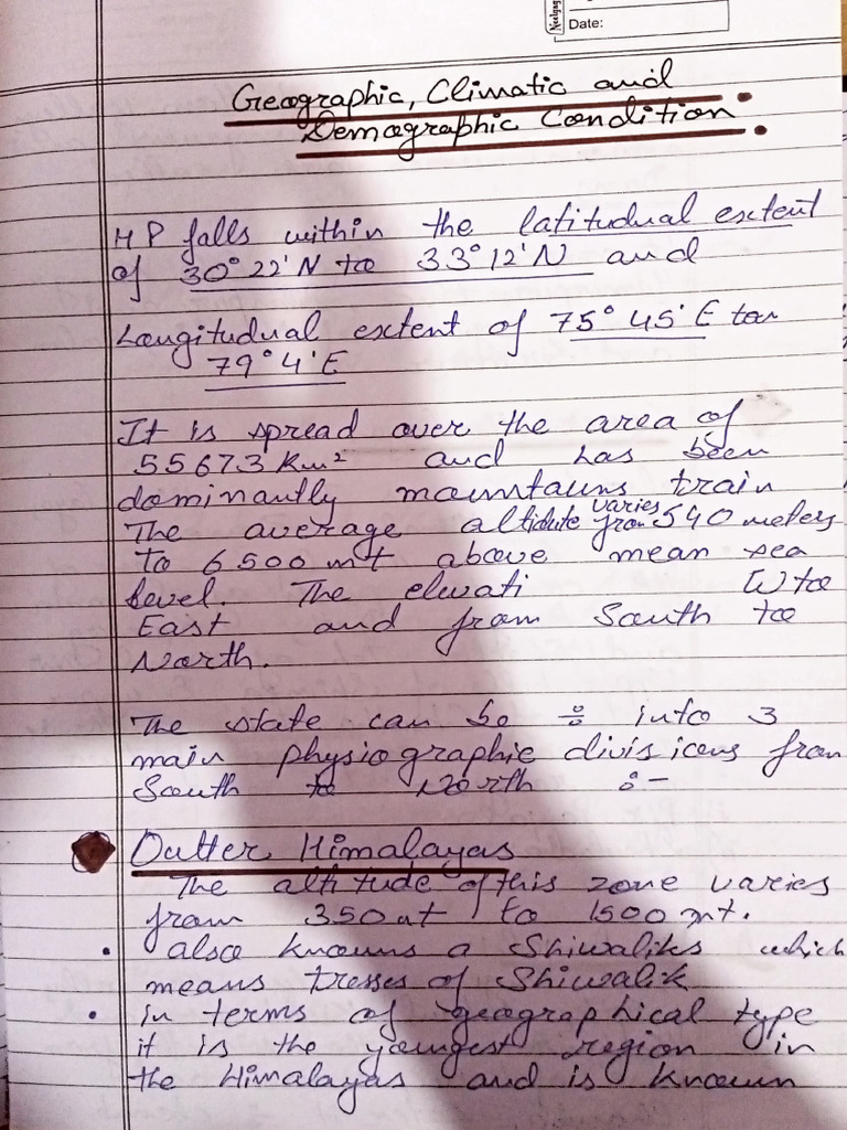 Geography and Demography | PDF