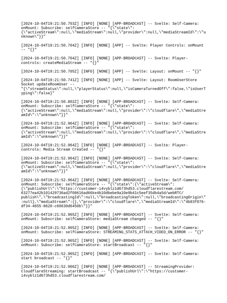 Streaming Logs | PDF | Codec | Computers
