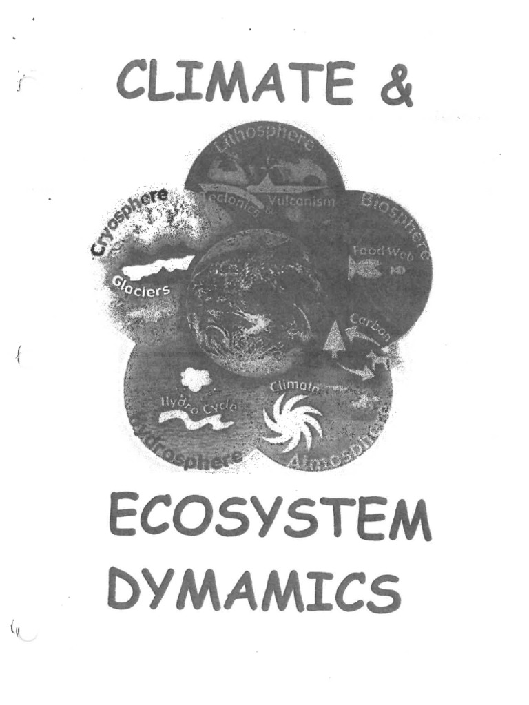 Climate Ecosytems Booklet 1 | PDF
