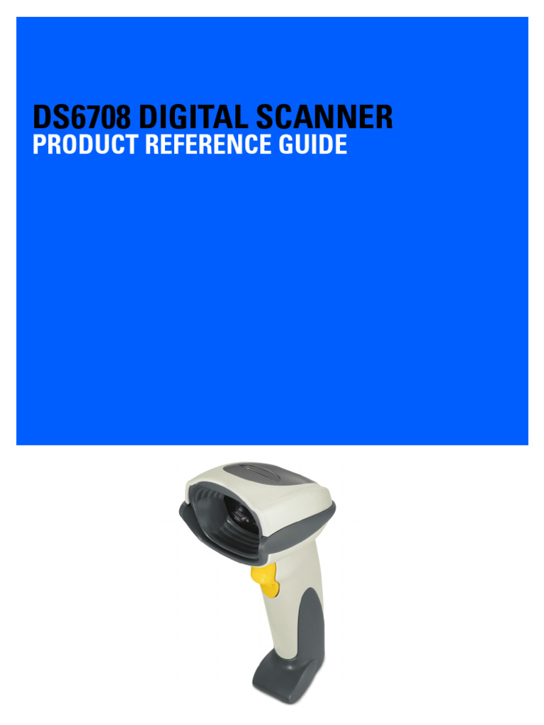Zebra Barcode Scanner DS6708 | PDF
