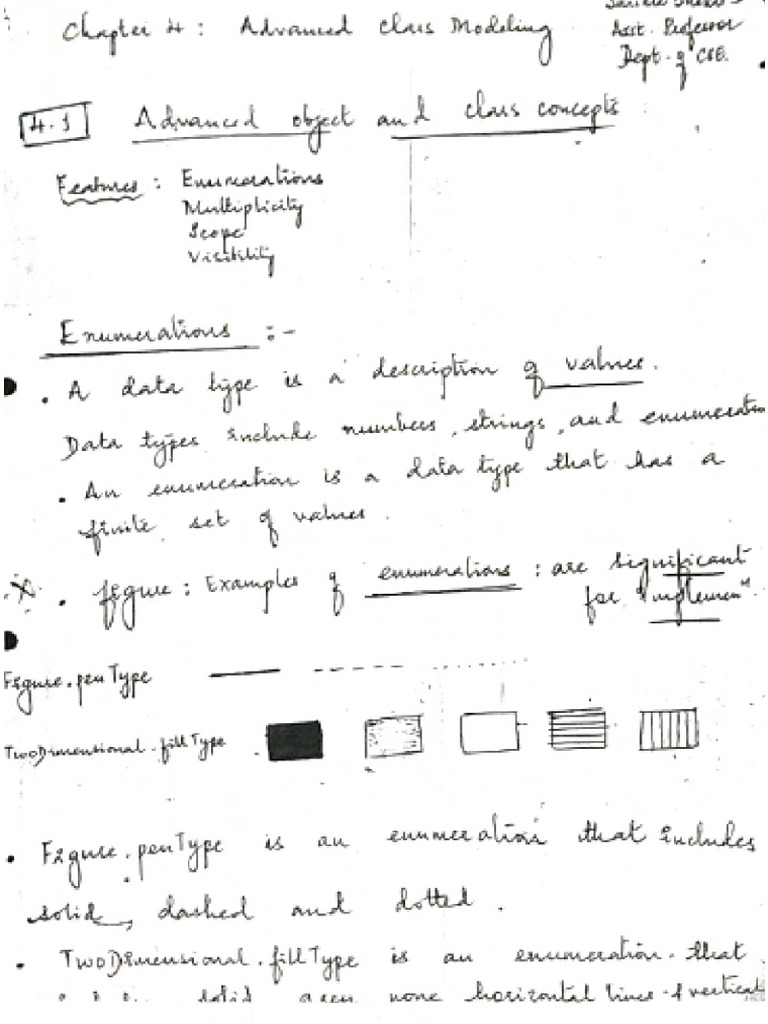 Advanced Class Model | PDF