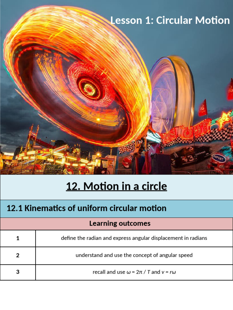 Circular Motion | PDF