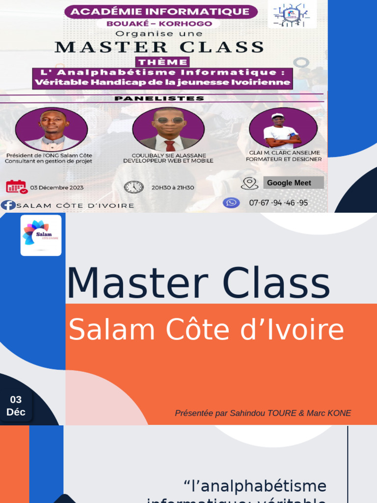 Master Class-1 | PDF