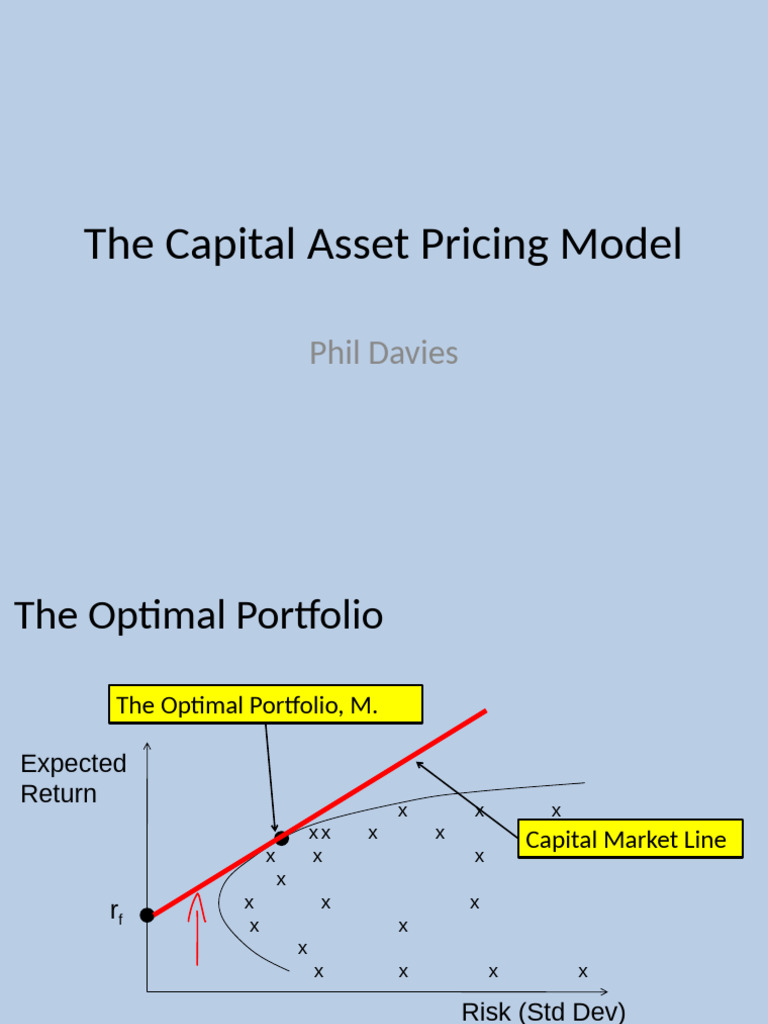 The CAPM - Pre Class - Annotated | PDF