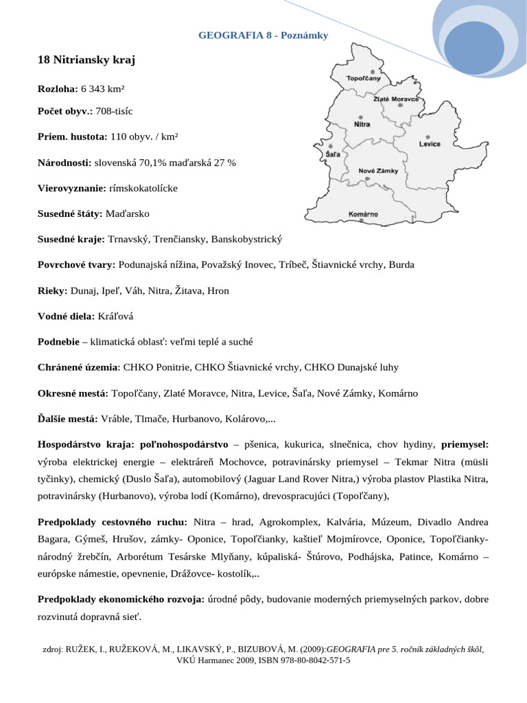 18 Nitriansky Kraj | PDF