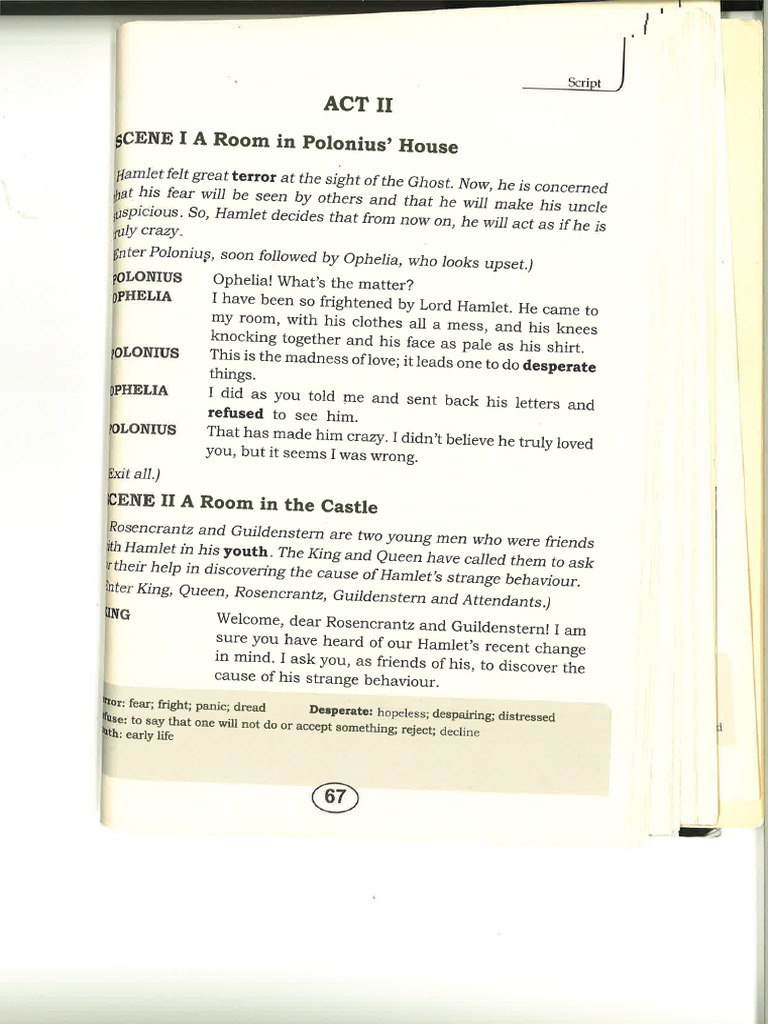 Hamlet Act II | PDF