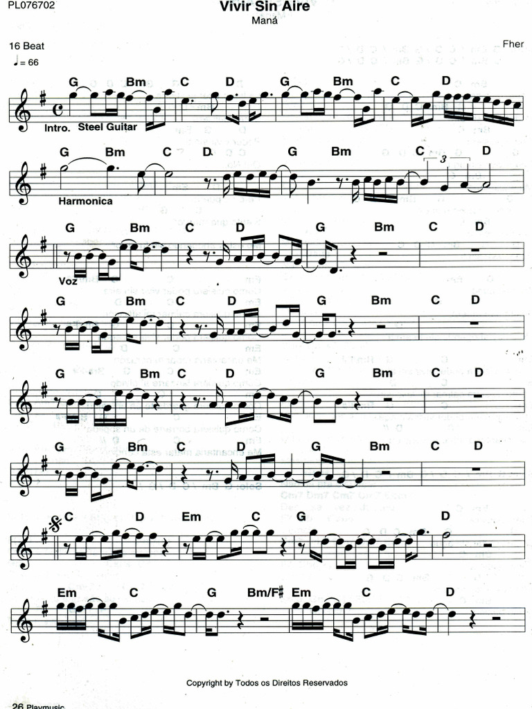 Vivir Sin Aire - Maná | PDF