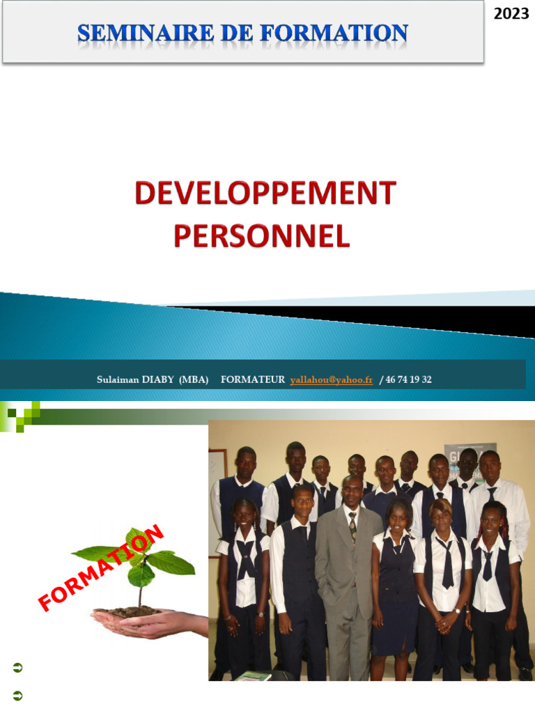 00 Développement Pers.2023 Mars | PDF