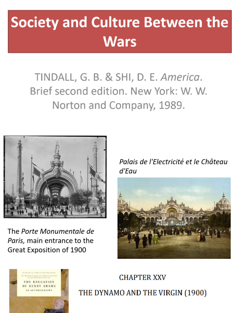 Society and Culture Between Wars 2024.1 | PDF