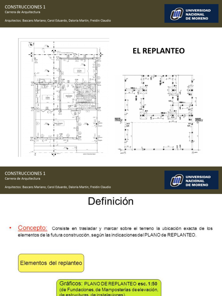 06 - C1 - Replanteo | PDF
