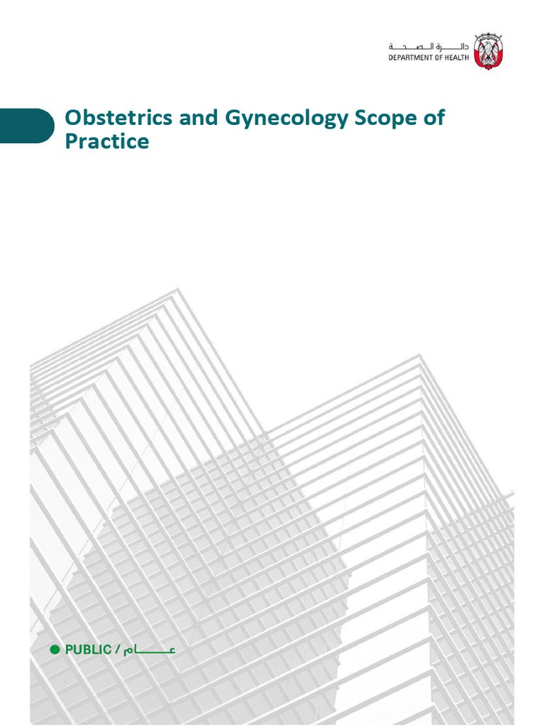 Obstetrics and Gynecology Scope of Practice | PDF
