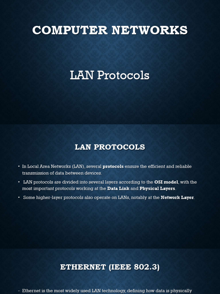 Lan Protocols | PDF