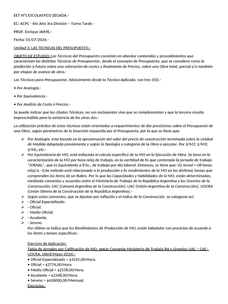 Acpc - U3 - T Presup 2024 | PDF