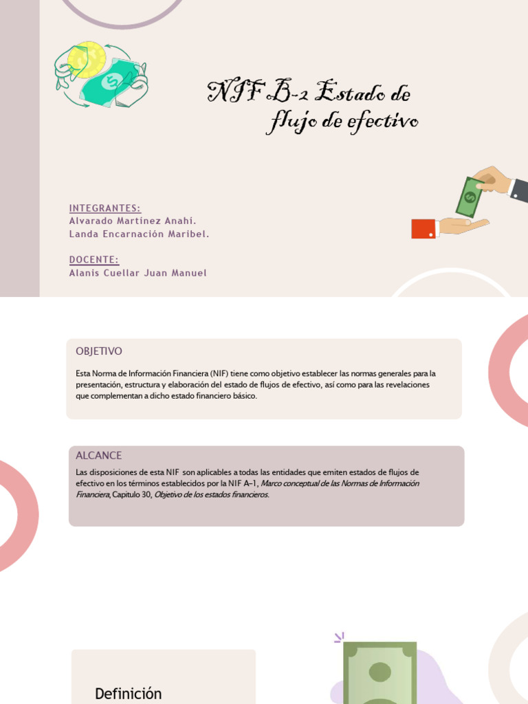 Nif B-2 Estado de Flujos de Efectivo | PDF