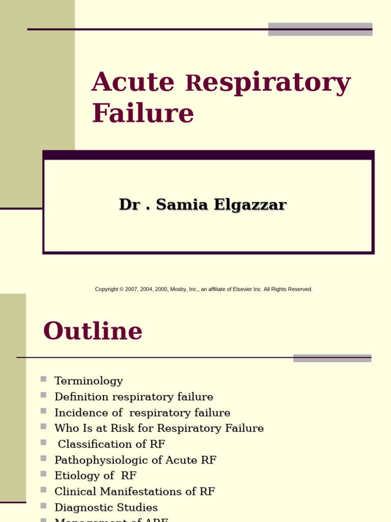 3. Respiratory Failure | PDF