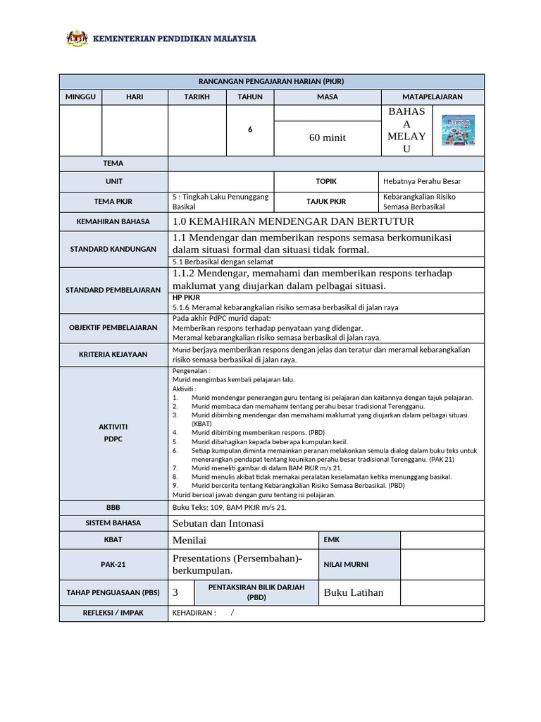 RPH BM THN 6 V2 (Unit 15) | PDF