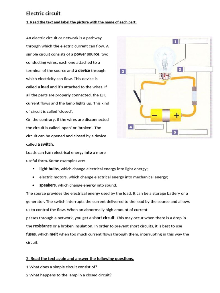 Electric Circuit PL Å Iak | PDF