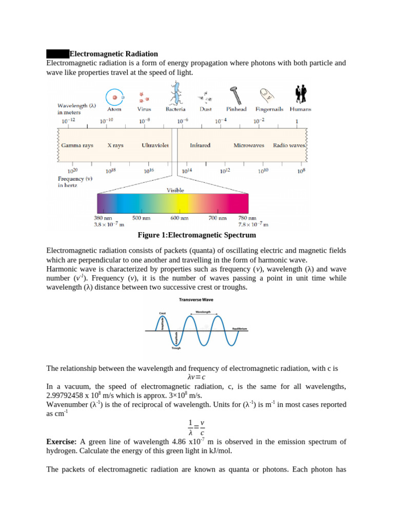 Electromagnetic Radiation | PDF | Photoelectric Effect ...