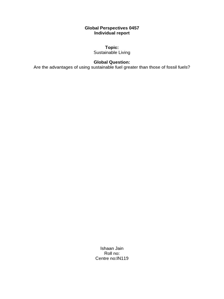 Global Perspectives 0457 | PDF | Energy Development | Finance & Money ...