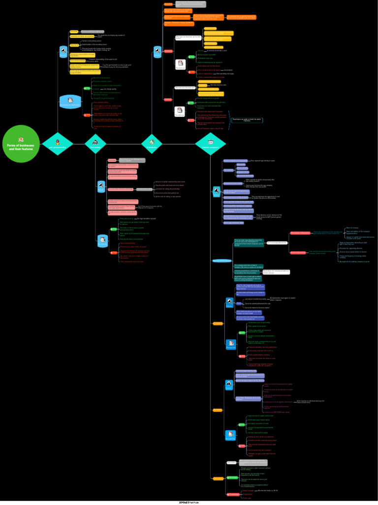 BST_task_Mind Map_Forms of a Company | PDF
