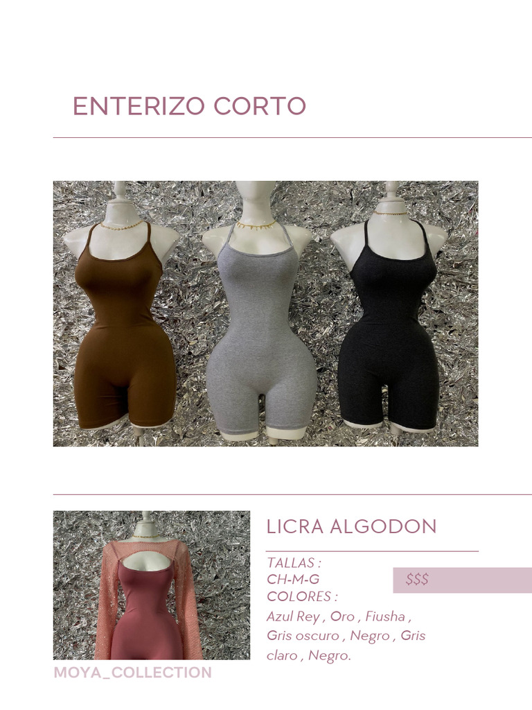 Enterizos Moyacollection PDF | PDF
