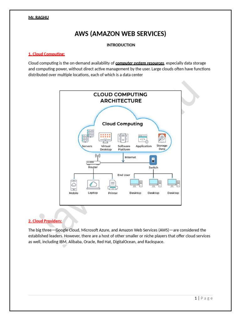 02 AWS_INTRO | PDF