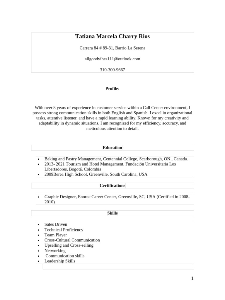 Tatiana Marcela Charry Rios New CV 2024-01 | PDF