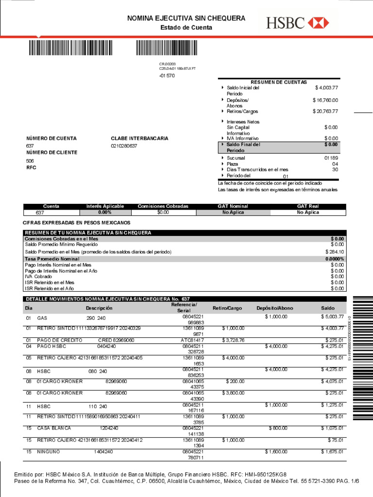 HSBC Debito | PDF