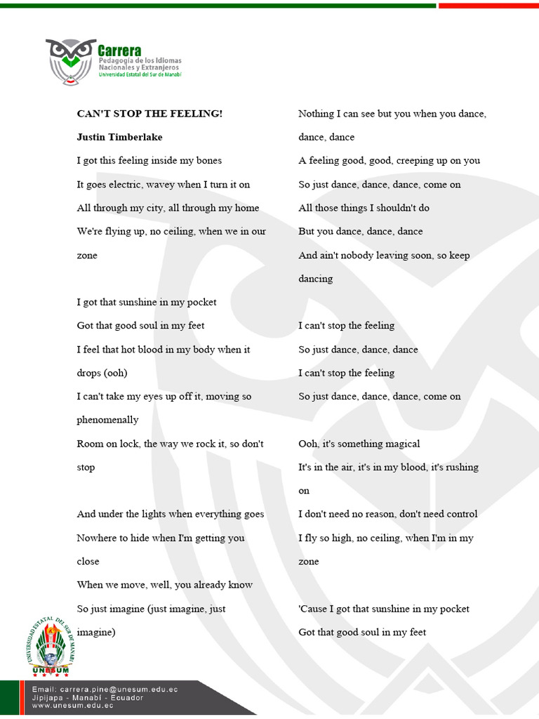 Songs - Modal Verbs | PDF | Sound Recording | Language Arts & Discipline